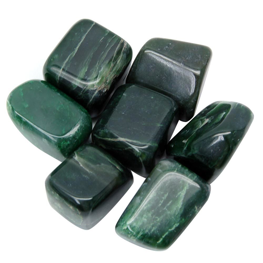 Nephrite Jade Cube - Crystals and Stones